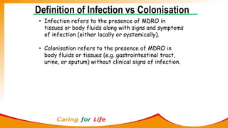Management of Multi-Drugs Resistant Organisms | PPTX