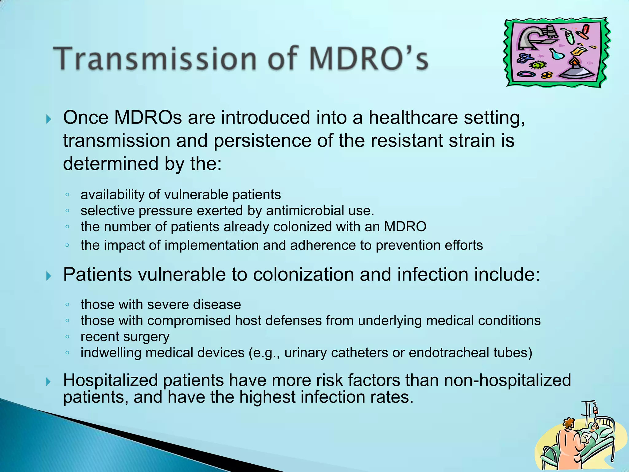 Mdro infection controlnursing final version 11.17.09 1 | PPTX