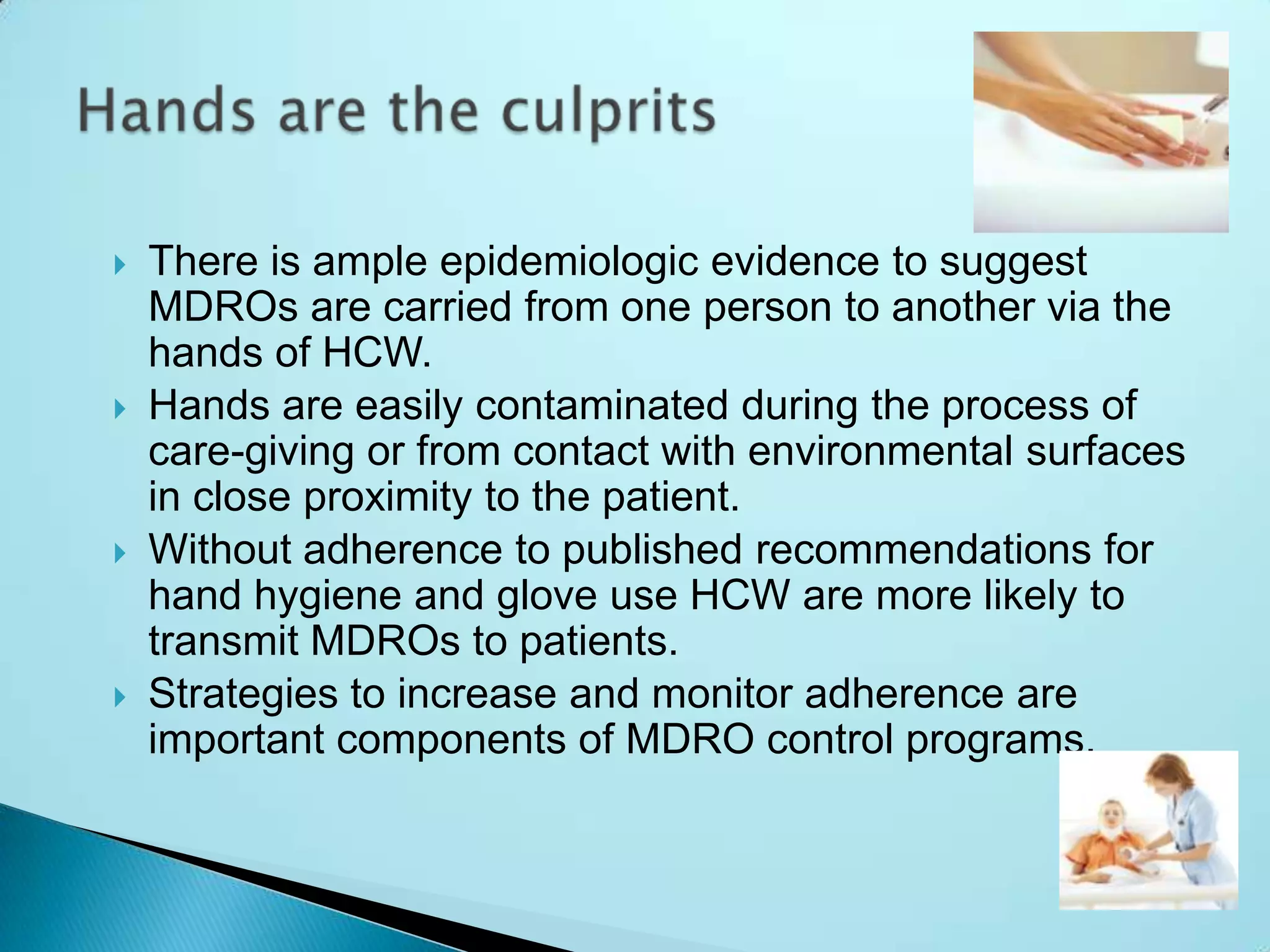 Mdro infection controlnursing final version 11.17.09 1 | PPTX