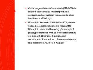 Multi Drug Resistant - Tuberculosis | PDF