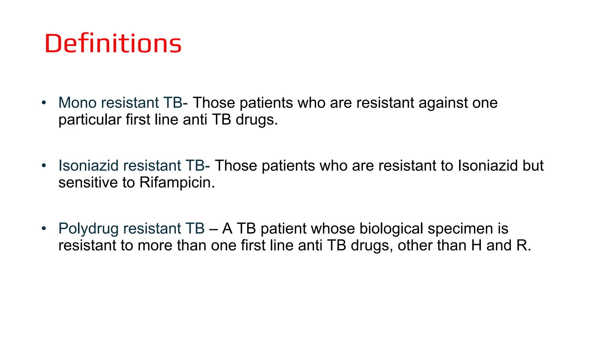 Multi drug resistant tuberculosis guidelines | PDF