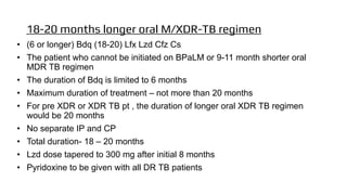 Multi drug resistant tuberculosis guidelines | PDF