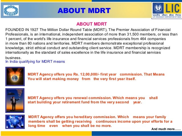M D R T Presentation