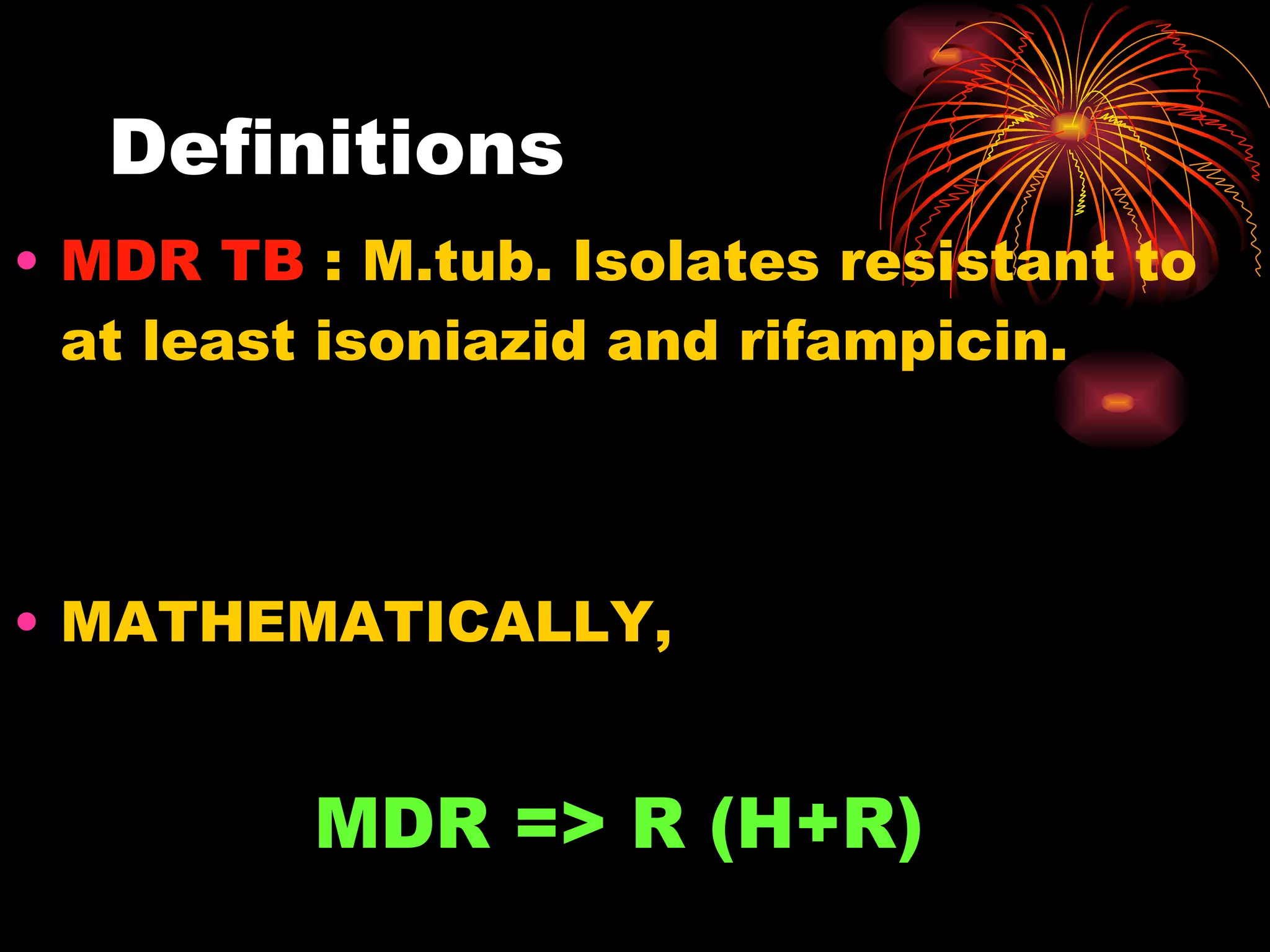 MDR/XDR by Dr Tasleem Arif | PPT | Lung and Respiratory Health ...