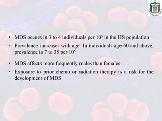 Myelodysplastic syndromes | PPTX