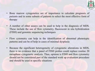 Myelodysplastic syndromes | PPTX