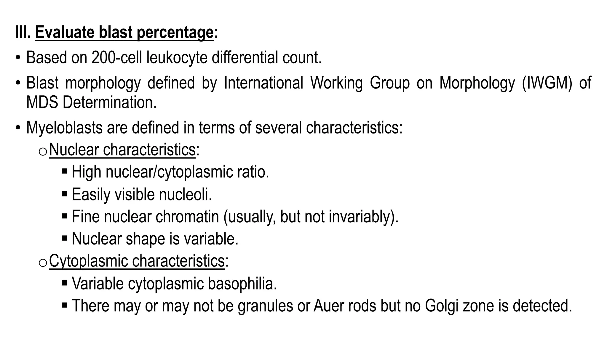 Myelodysplastic Syndromes (MDS) | PDF