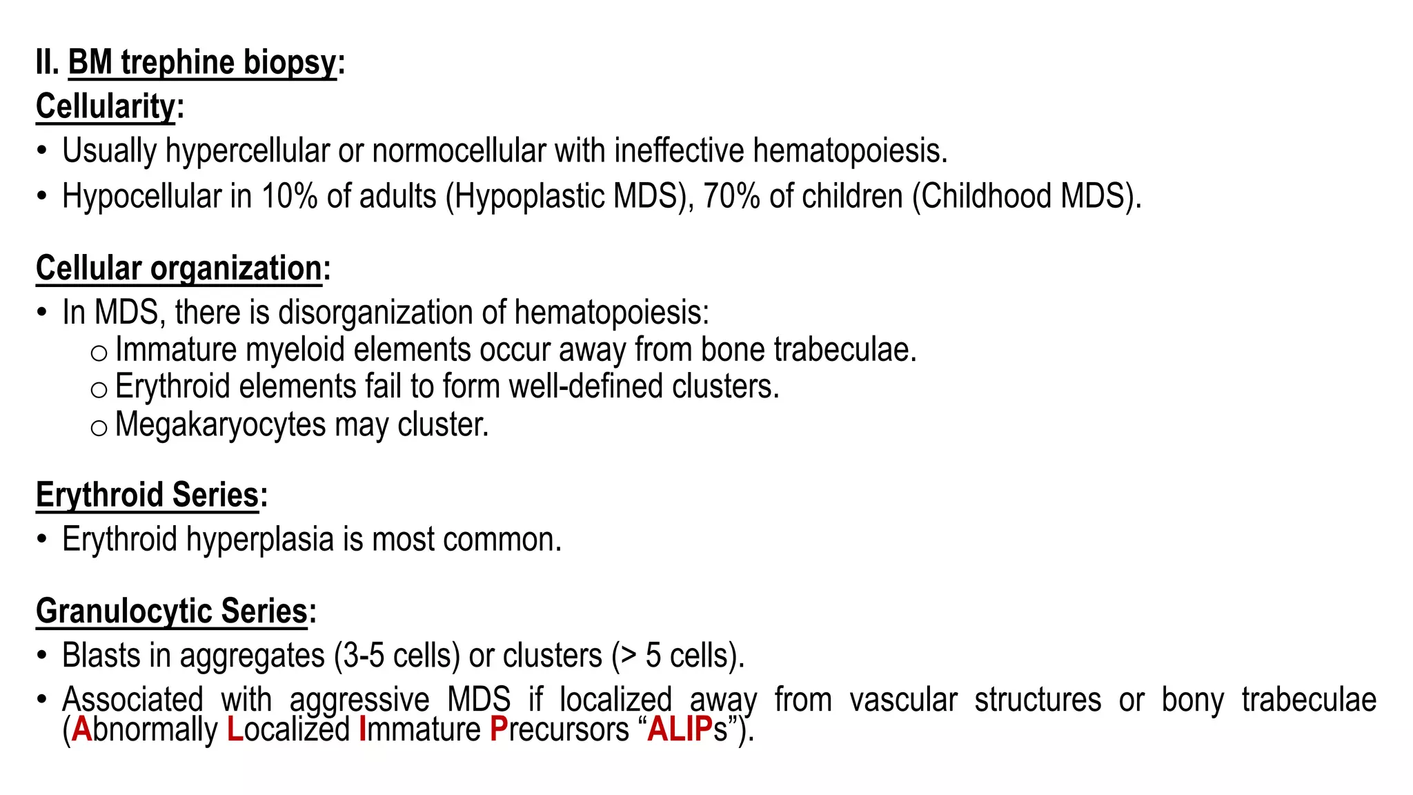 Myelodysplastic Syndromes (MDS) | PDF