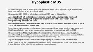 mds.pptx in pathology case study in ADULT | PPTX