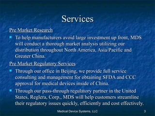MDS Company Profile | PPT