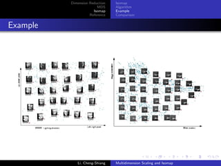 Multidimension Scaling and Isomap | PDF