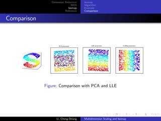 Multidimension Scaling and Isomap | PDF
