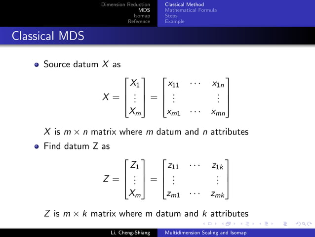 Multidimension Scaling and Isomap | PDF | Physics | Science