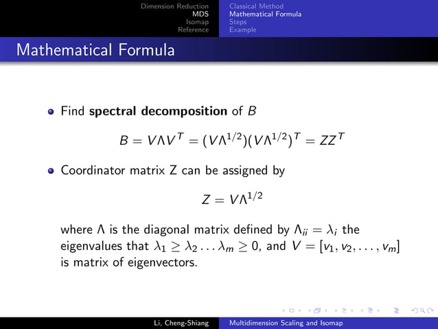 Multidimension Scaling and Isomap | PDF | Physics | Science
