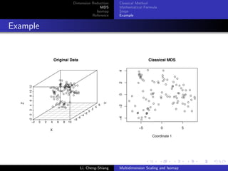 Multidimension Scaling and Isomap | PDF