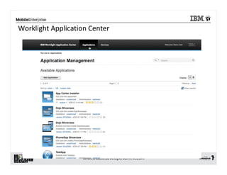 IBM Presentation for Mobile Developer Summit India | PPT