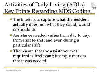 MDS 3.0: A Guide to Coding Accuracy | PPTX