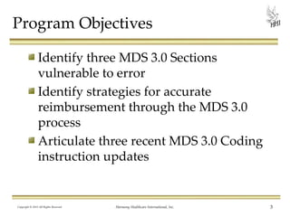 MDS 3.0: A Guide to Coding Accuracy | PPTX