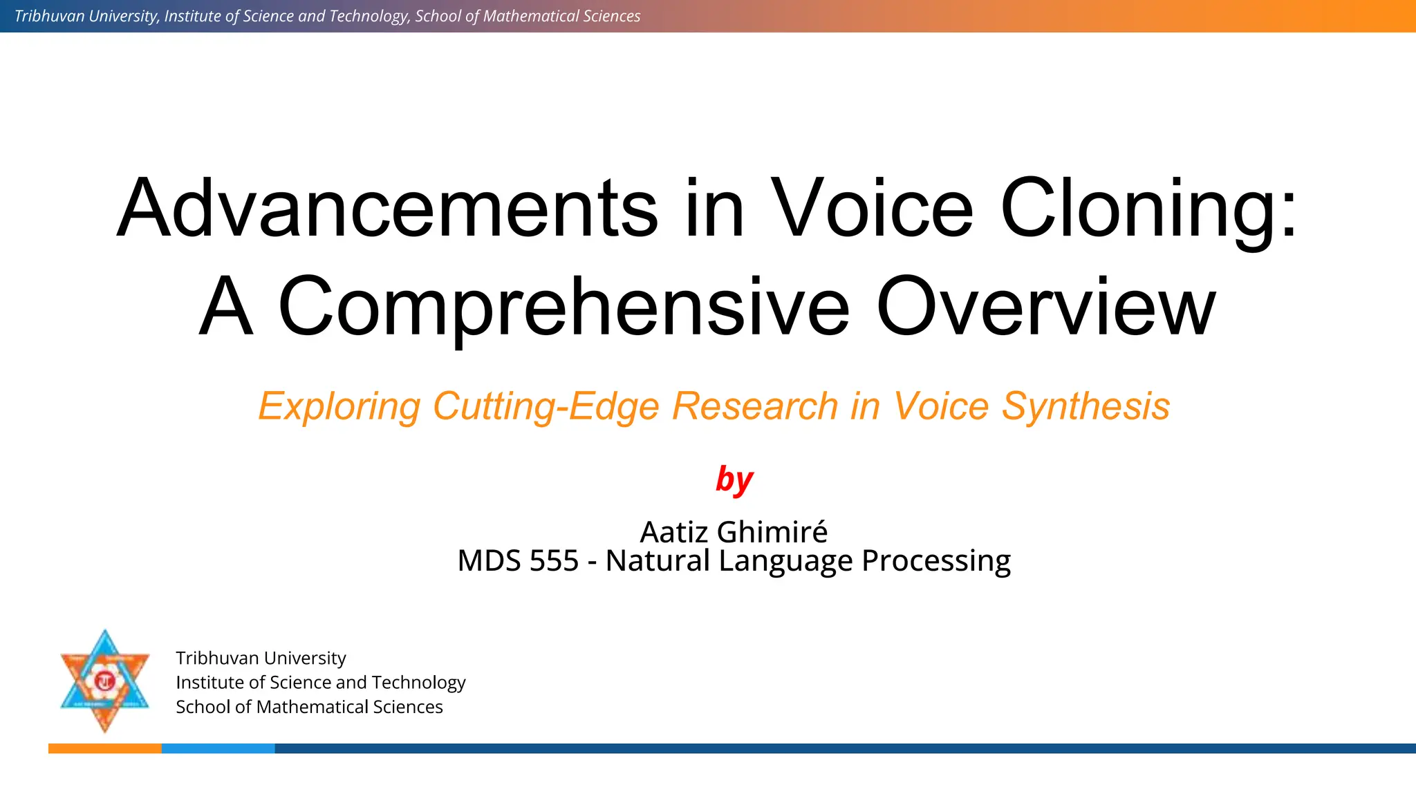 Voice Cloning | PPTX