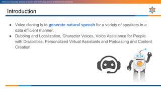 Voice Cloning | PPTX