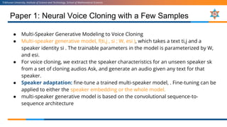 Voice Cloning | PPTX