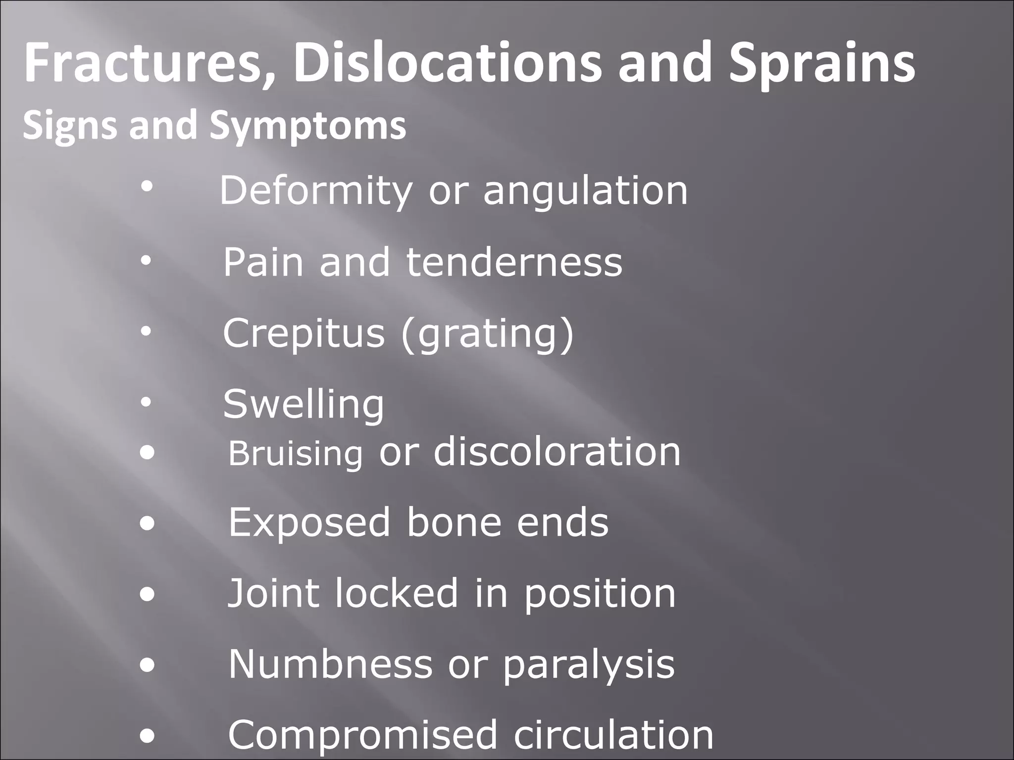 MUSCULOSKELETAL INJURIES | PPT