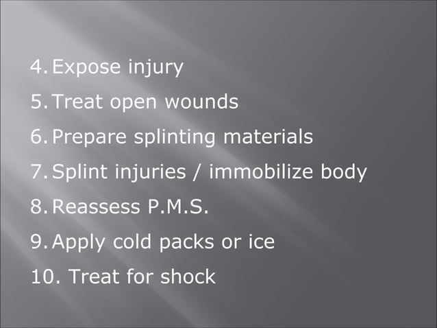 MUSCULOSKELETAL INJURIES | PPT | First Aid | Injuries