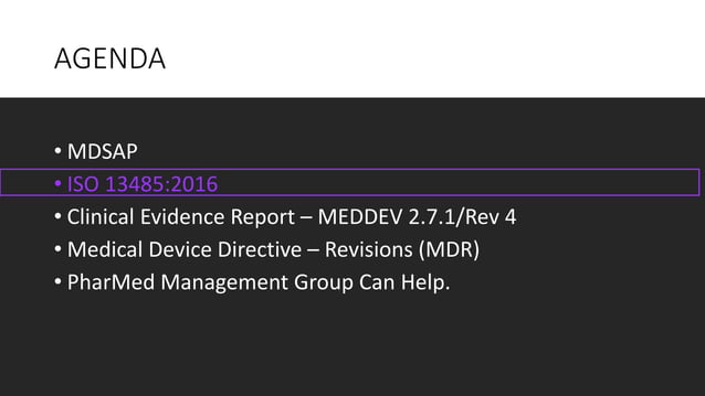 MDSAP Presentation | PPTX