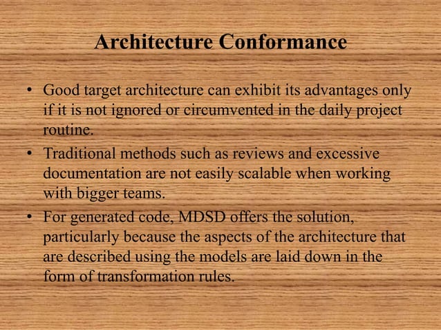 Mdsd capable target architecture | PPTX