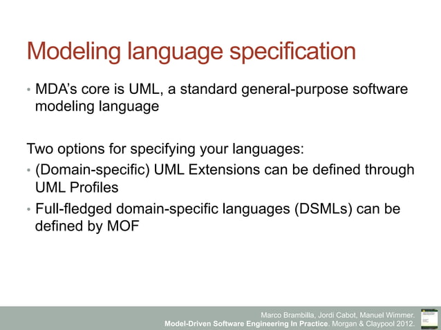 Model-Driven Software Engineering in Practice - Chapter 4 - Model ...