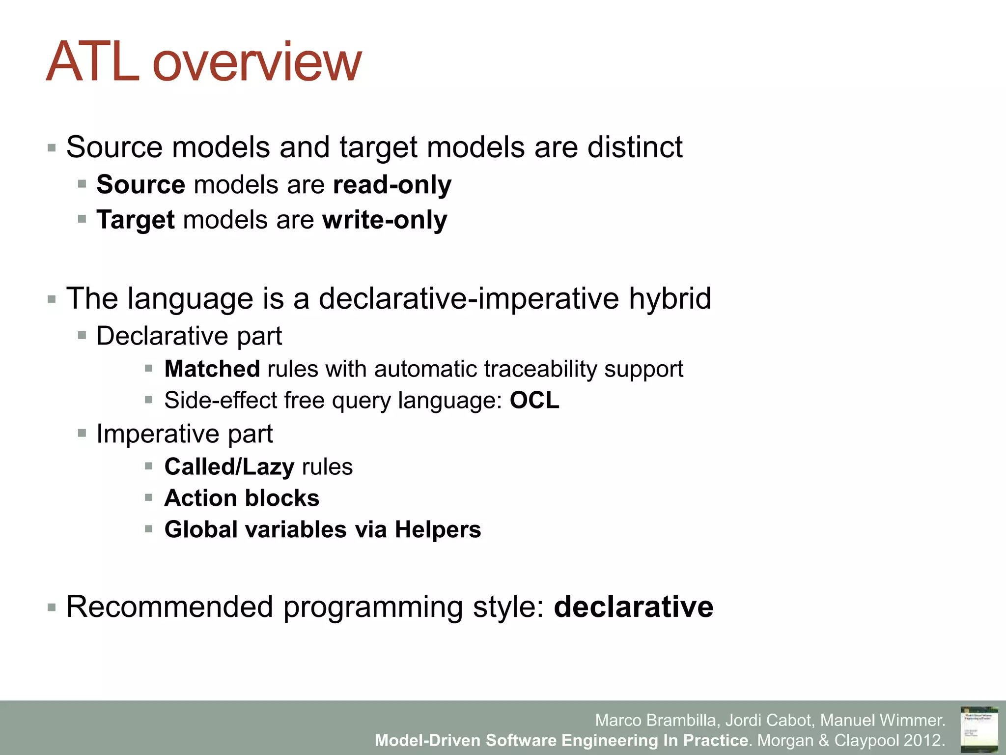 Model-Driven Software Engineering in Practice - Chapter 8 - Model-to ...