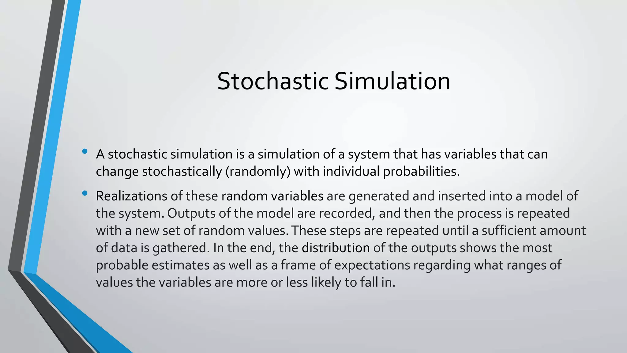 Md simulation and stochastic simulation | PPTX