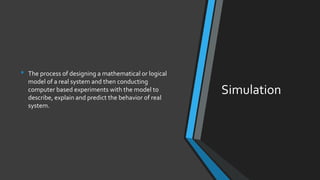 Md simulation and stochastic simulation | PPTX