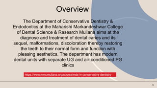 MDS in Conservative Dentistry & Endodontics | PPTX