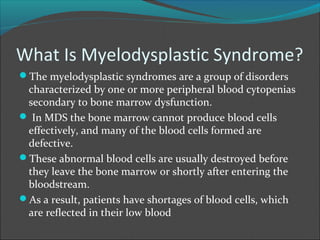 Myelodysplastic Syndrome