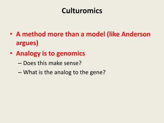 Mdst3703 culturomics-2012-11-01 | PPTX