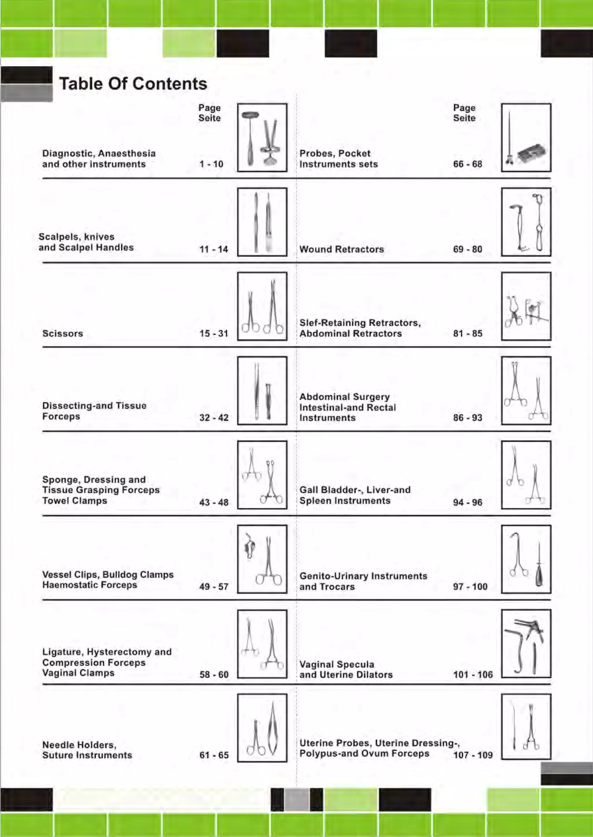 Surgical Instruments Catalogue Medical Design Sialkot Manufacturer ...