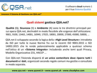 Presentazione QSA.net