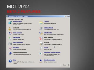 MDT 2012 beta ictivity | PPT | Free Download