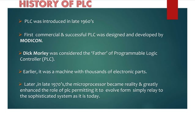 ppt on PLC automation | PPTX