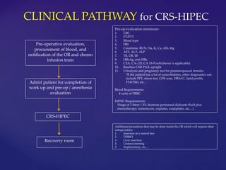Multidisciplinary Approach in a Peritoneal Surface Malignancy Program | PPTX