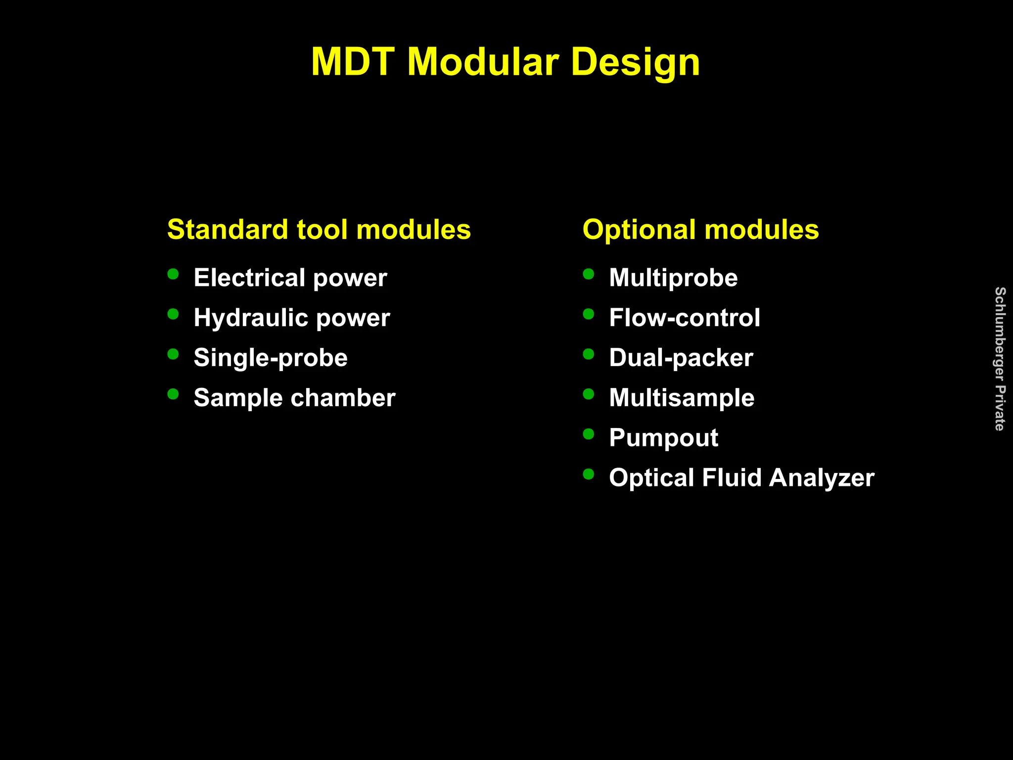 MDT_Client.ppt wireline testers MDT Modular Formation Dynamics Tester | PPT