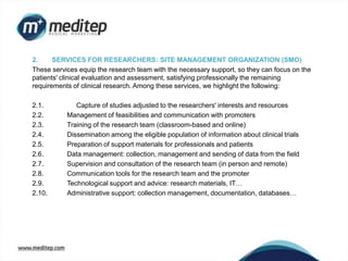 Meditep. Research Services | PPT