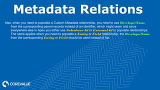 Custom Metadata Records Deployment From Apex Code | PPT