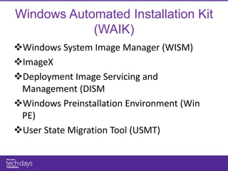 Windows 7 Deployment with Microsoft Deployment Toolkit & Windows ...