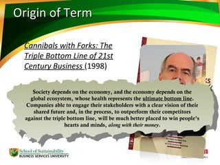 M DiTizio Triple Bottom Line 01.15.2014