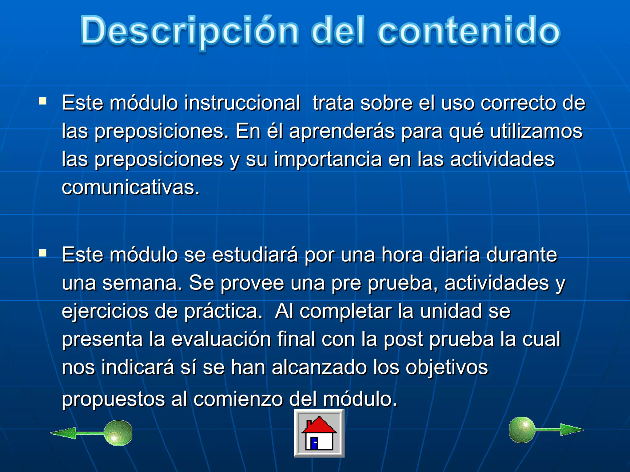 Uso correcto de las preposiciones | PPT