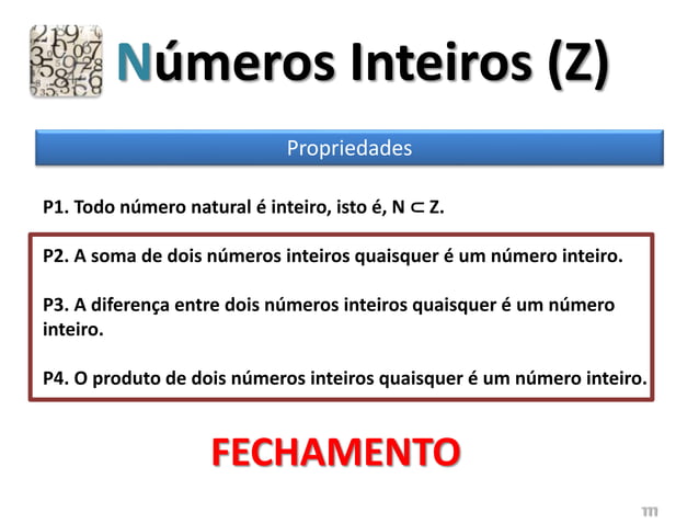 Módulo 07 números naturais, inteiros e racionais | PPT