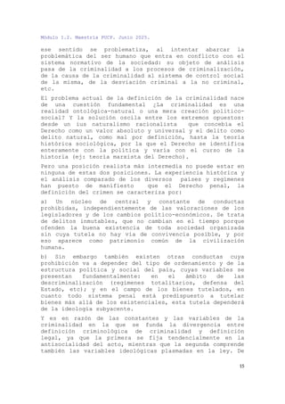 teorías criminológicas. De la criminología cásica a la actualidad | DOCX