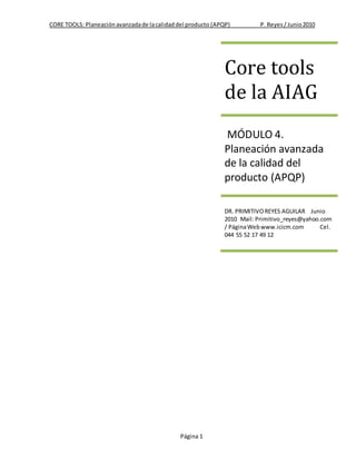 M dulo 4_core_tools_apqp | DOC